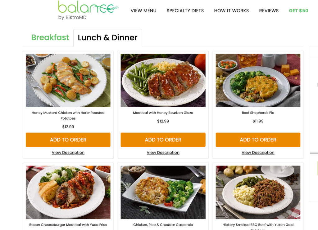 Balance by BistroMD Review 2024 | Healthy Meal Delivery